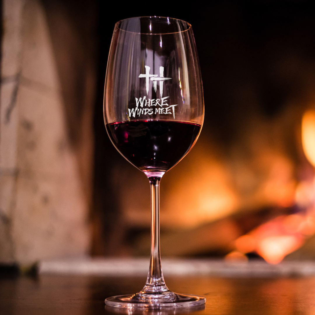 Custom Engraved Where Winds Meet Wine Glass – 12 oz Stemmed Wine Glass ...